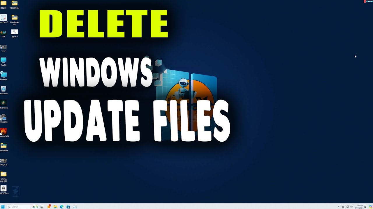How to delete Windows update files in Windows 11_2024 #itnext - YouTube