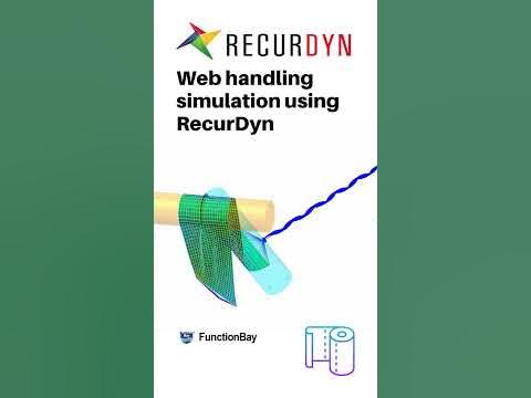 Web handling simulation using RecurDyn - YouTube