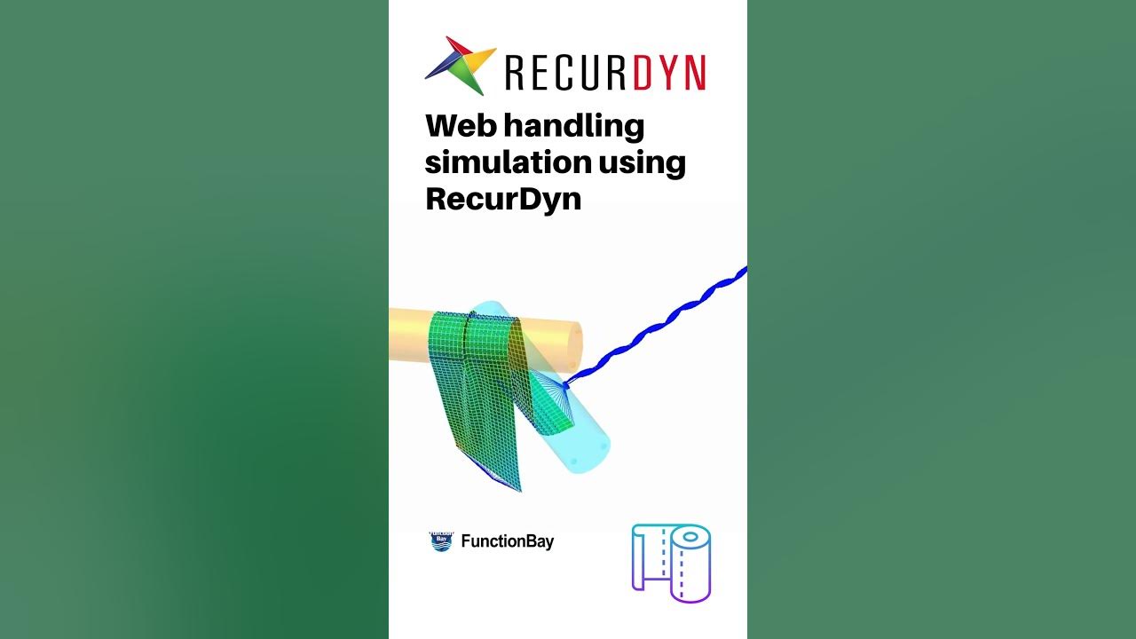 Web handling simulation using RecurDyn - YouTube