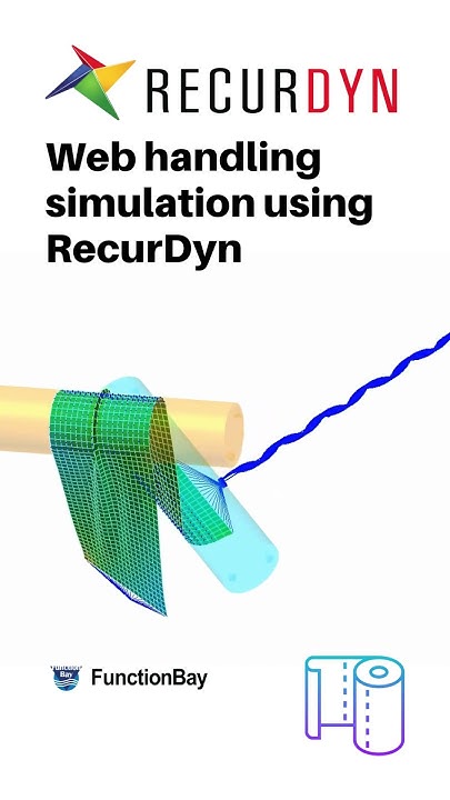 Web handling simulation using RecurDyn - YouTube