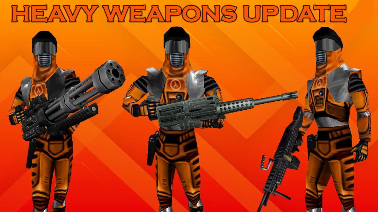 [Half Life - HEV Barney Heavy Weapons Update] Combat Demonstration ...