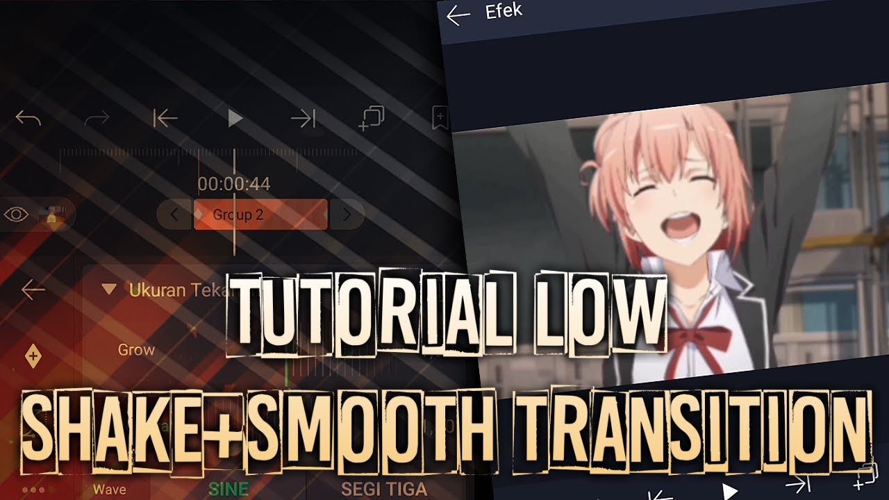Tutorial low shake+smooth transition||Alight Motion - YouTube