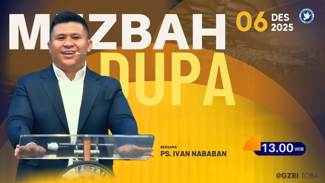 Mezbah Dupa | 06/12/2025 (Ps. Ivan Nababan) - YouTube