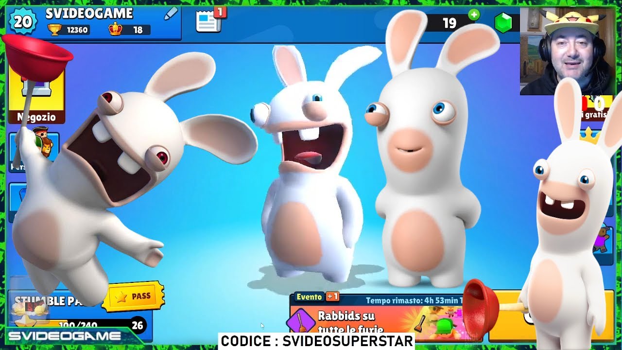Stumble Guys - Mi prendo la Skin del Rabbid ! - YouTube
