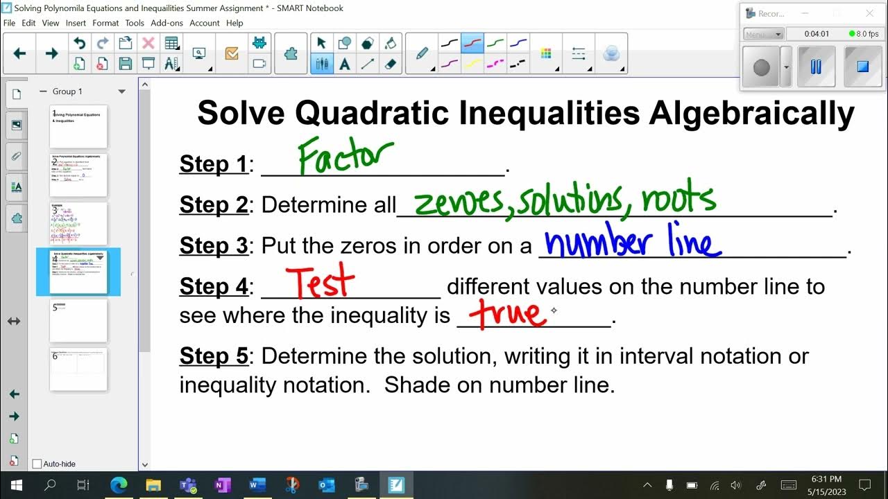 Precalc: Solve Polynomial Equations Algebraically - YouTube