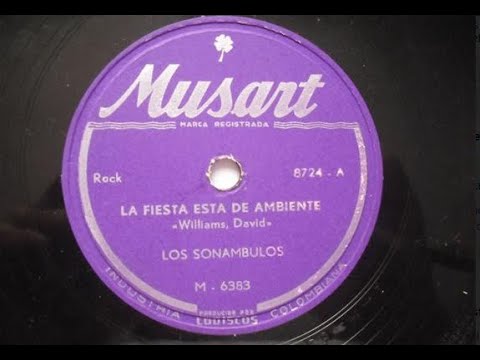 Los SONAMBULOS - La fiesta esta de ambiente -1960 - un rockabilly Mexicain
