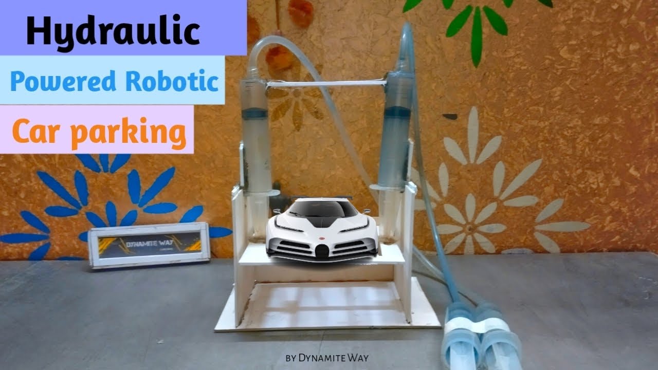 How To Make Lift Car from Cardboard Hydraulic powered Robotic - YouTube