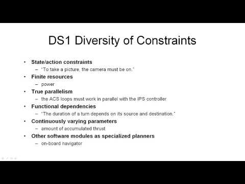 5 2 5 1 AI Planning Applications Execution DS1 1126 - YouTube