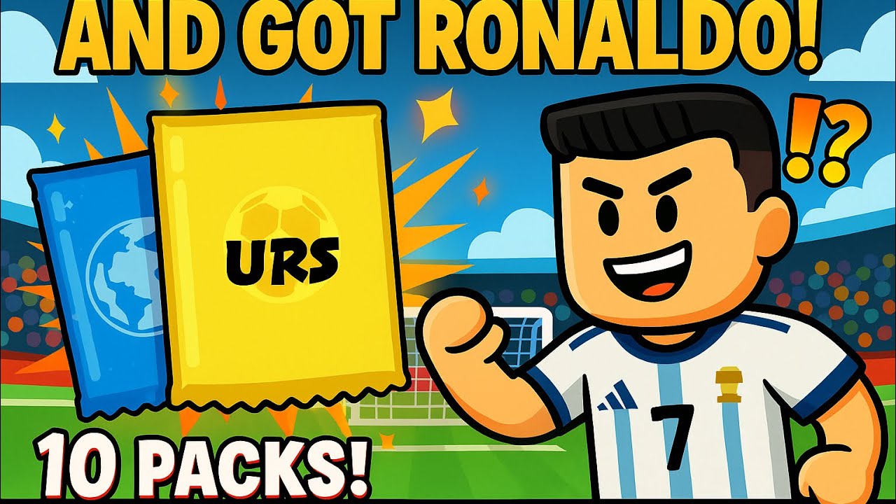 I Opened 10 Packs in This Soccer Game… AND GOT RONALDO! - YouTube