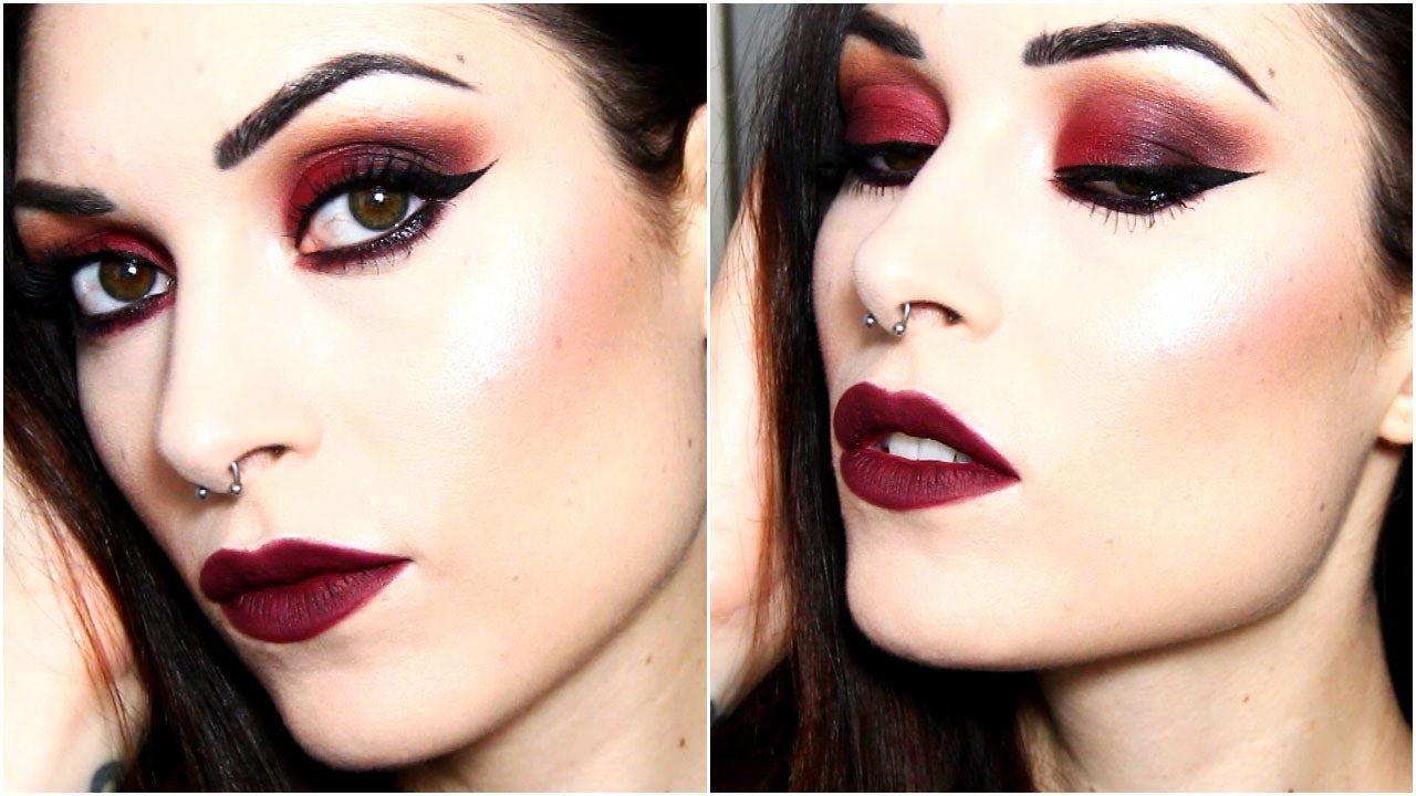FALL VAMPY SMOKEY EYES!!! Makeup Sexy dai toni autunnali ...