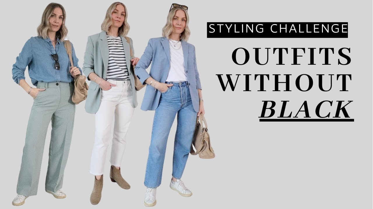 Minimalist spring looks WITHOUT black | spring capsule wardrobe - YouTube