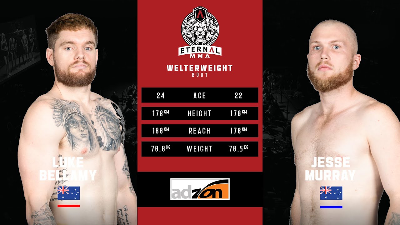 ETERNAL MMA 52 - LUKE BELLAMY VS JESSE MURRAY - MMA FIGHT VIDEO - YouTube