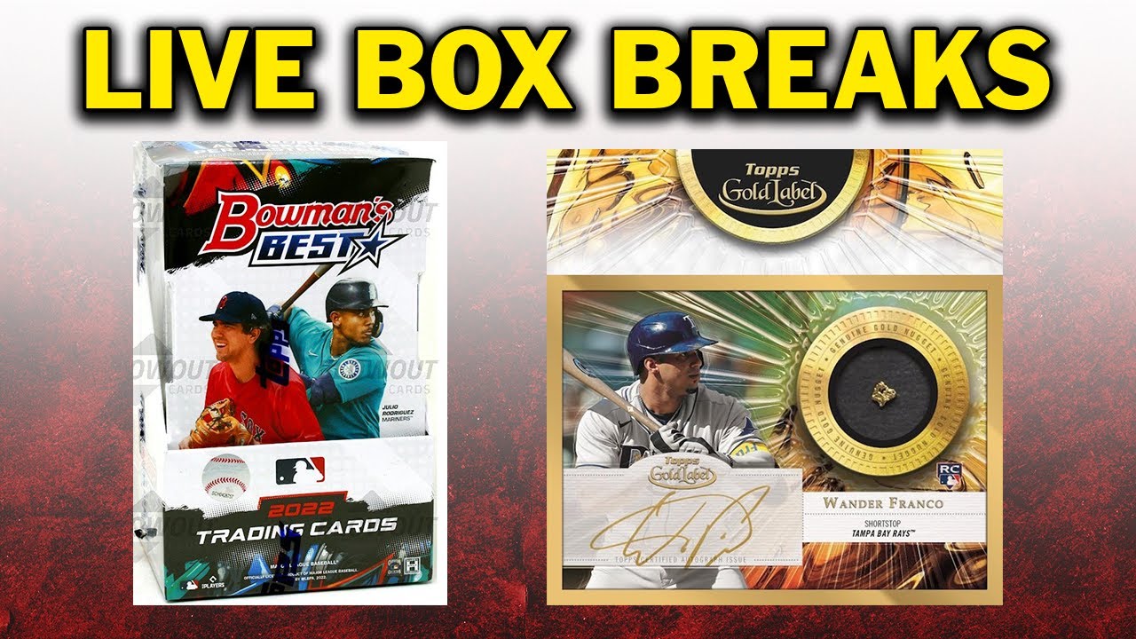 Blez Baseball | SPORTS CARDS LIVE BOX BREAKS - YouTube