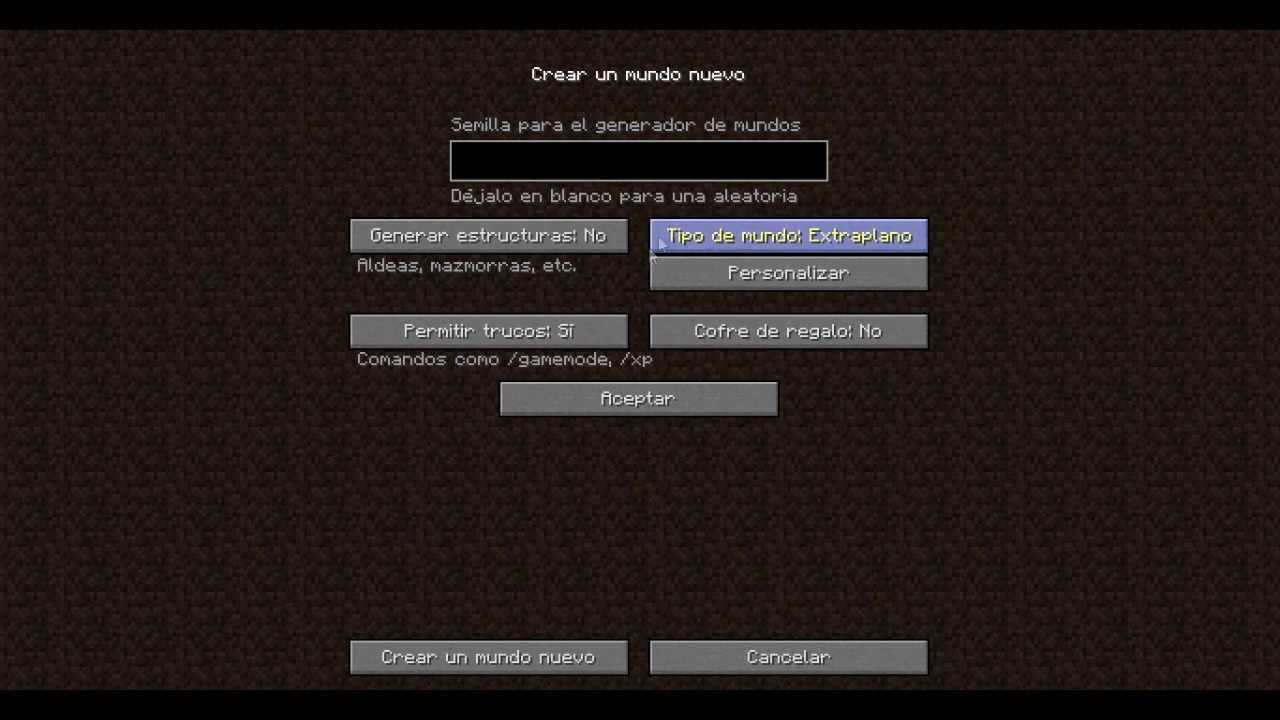 | Tutorial | Como Hacer Un Mapa Vació En Minecraft | 1.7.2 | - YouTube