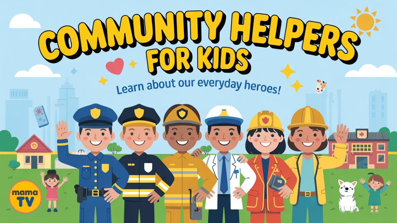 Community Helpers for Kids | Learn About Helpers | Educational Video ...