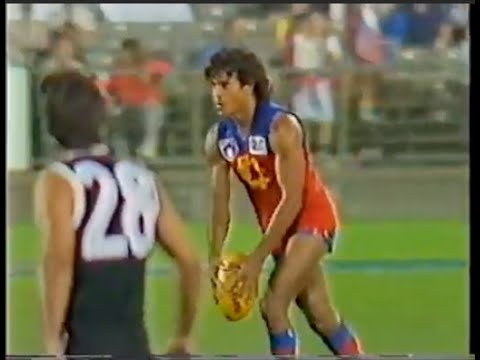 Dale Kickett (Fitzroy) 5 goals - 1990 Fosters Cup - YouTube