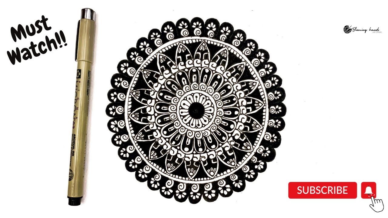 How To Make Easy Mandala Art For Beginners - The Best Way! | Blooming ...