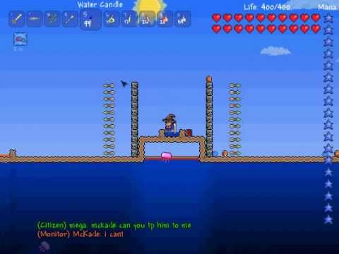 Terraria Diving helmet Shark Farm. End of the ocean - YouTube