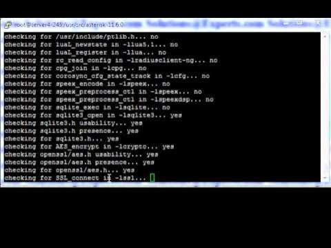 Asterisk Installation steps on Linux/centos - YouTube