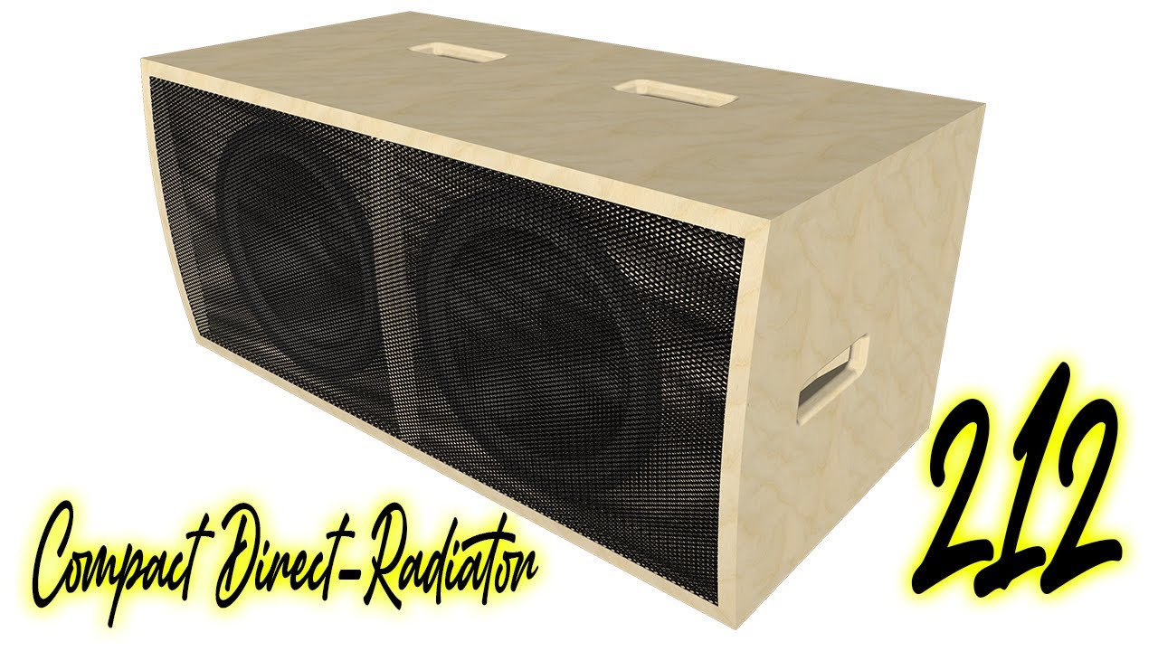 DIY Speaker Box | Compact Direct-Radiator #diysubwoofer #audioequipment ...