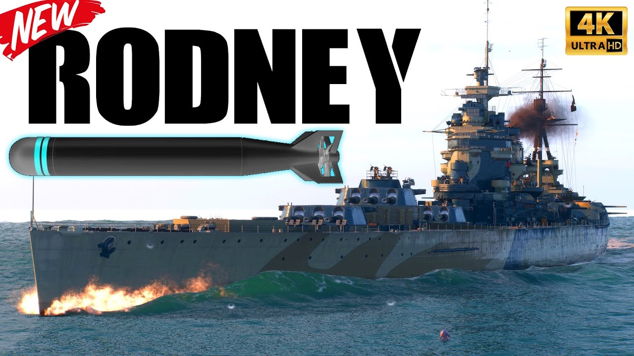 *NEW* RODNEY - ALL weapons in FRONT - WOWS - YouTube