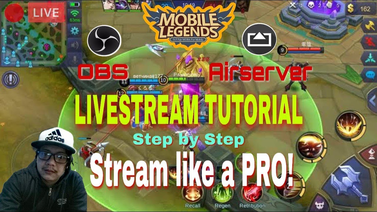OBS studio tutorial with mobile legend [TAGALOG] stream like a PRO ...