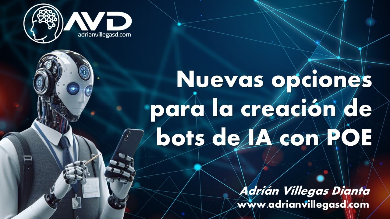 Nuevas opciones de creación de chatbot con POE - YouTube