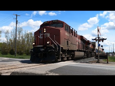 EXTREMELY FAST! CP 9369 at Spence Yard (MAY 12, 2024) - YouTube