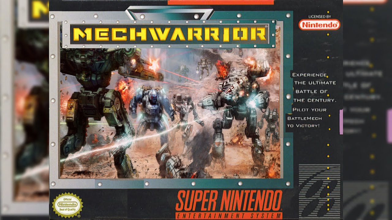 MechWarrior (SNES) - Rock'em Sock'em MECH'as (E01) - YouTube