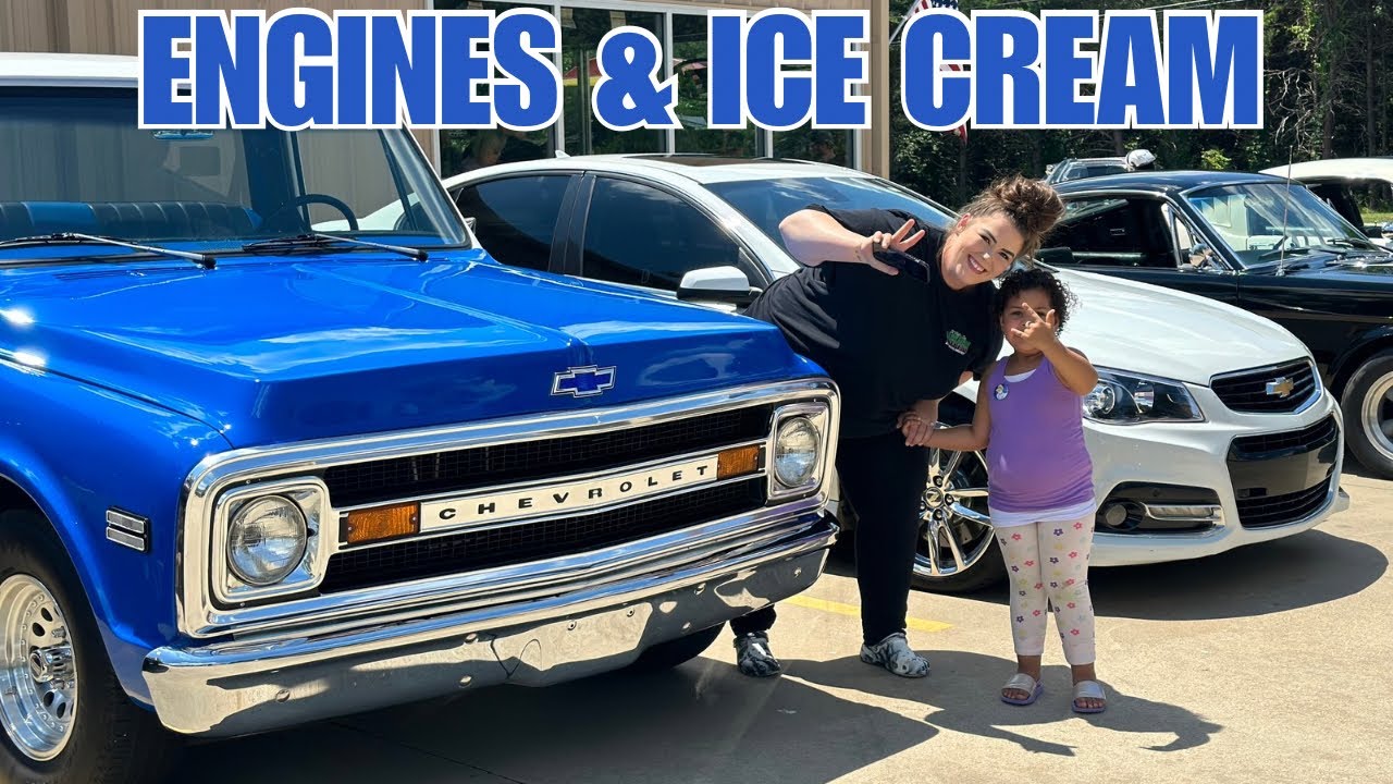 ENGINES & ICE CREAM CAR MEET - YouTube