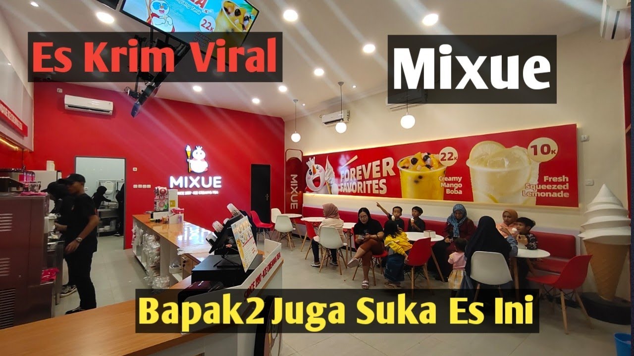 Es Krim Viral Mixue || Ternyata Bapak2 Juga Suka Es Ini - YouTube