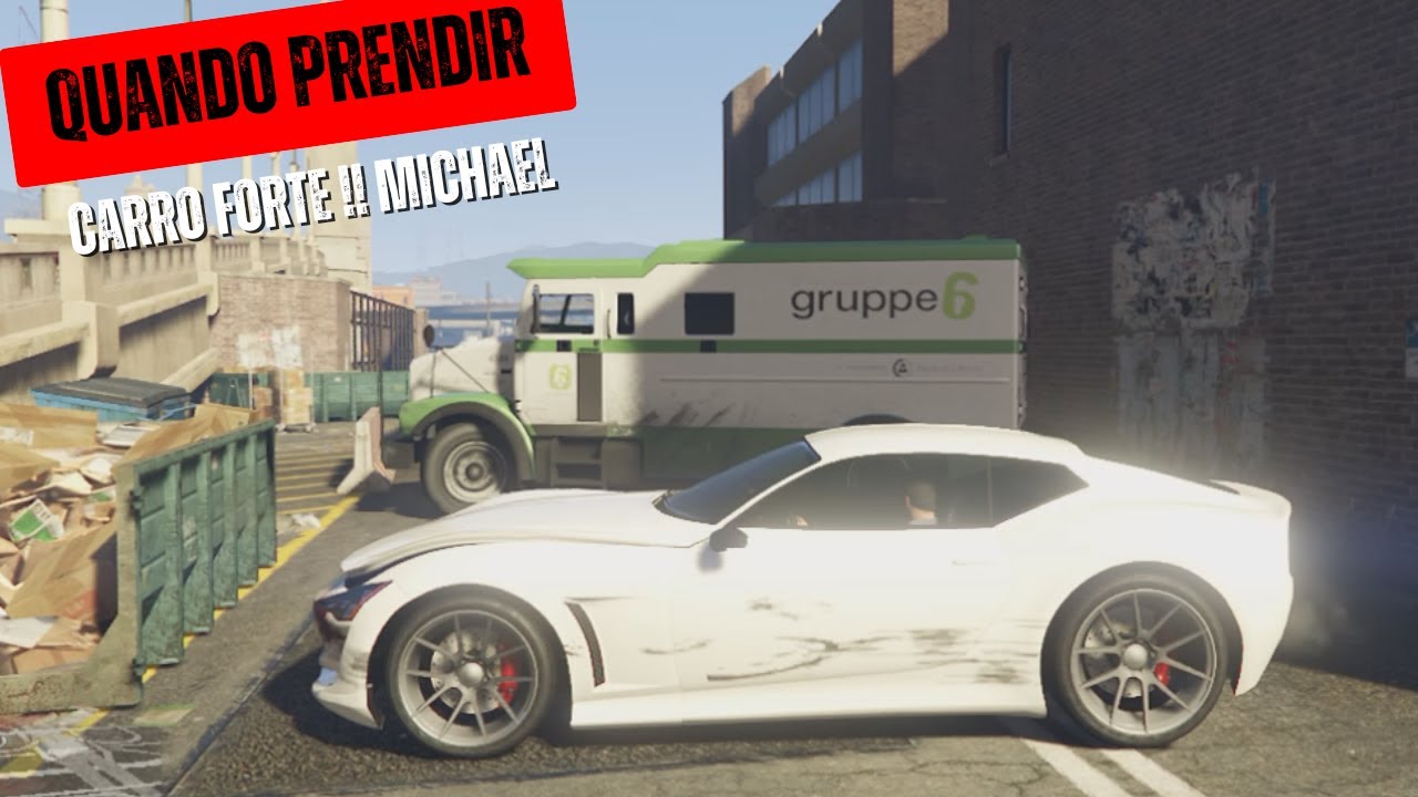 Grand Theft Auto V Quando Prendir um Carro Forte !! Michael - YouTube