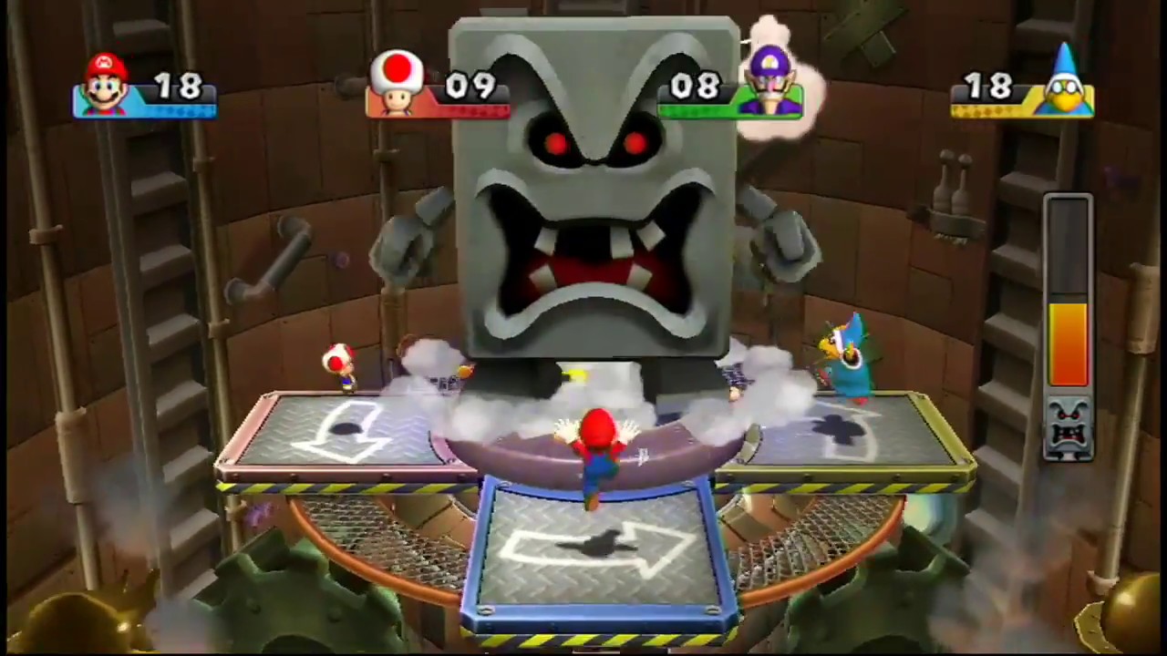 Mario Party 9 〇 Whomp Stomp【Everyone selects ZERO at 1st round :Toad's ...