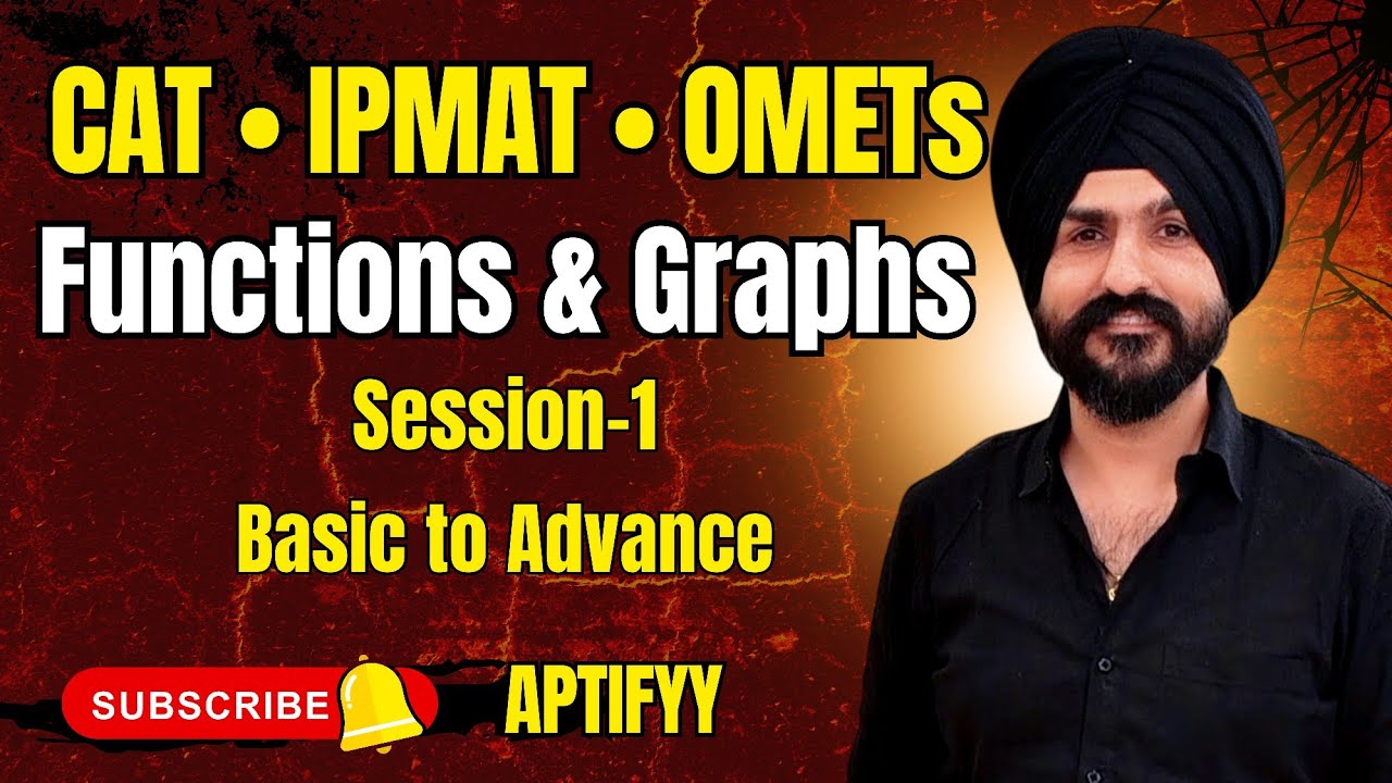 Functions & Graphs -1 for CAT - YouTube