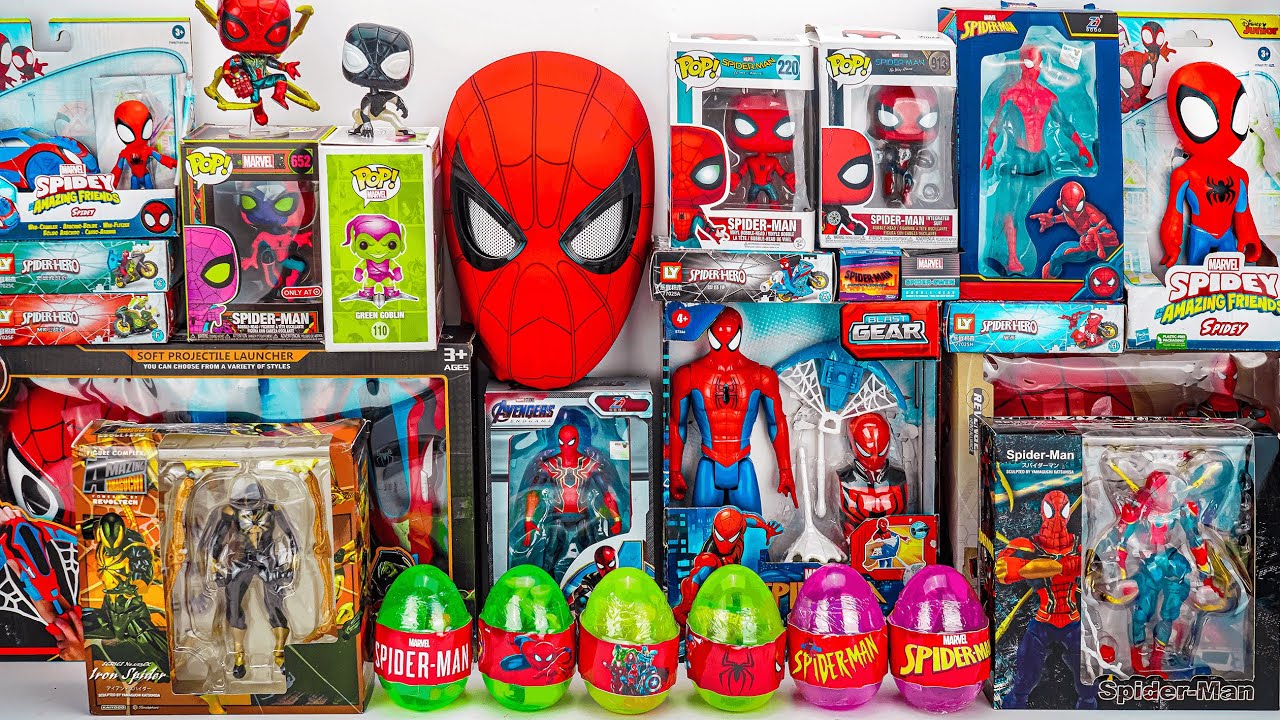 Spider-Man Toy Collection Unboxing Review| Spidey and His Amazing ...