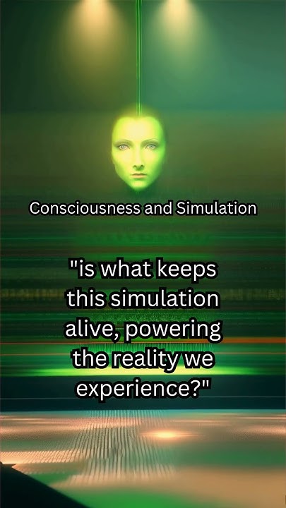 Consciousness and Simulation - YouTube
