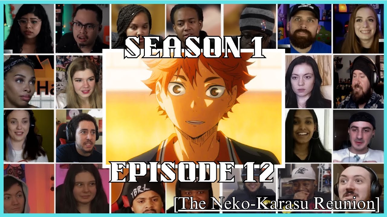 Haikyuu!! Season 1 Episode 12 Reaction Mashup | The Neko-Karasu Reunion ...
