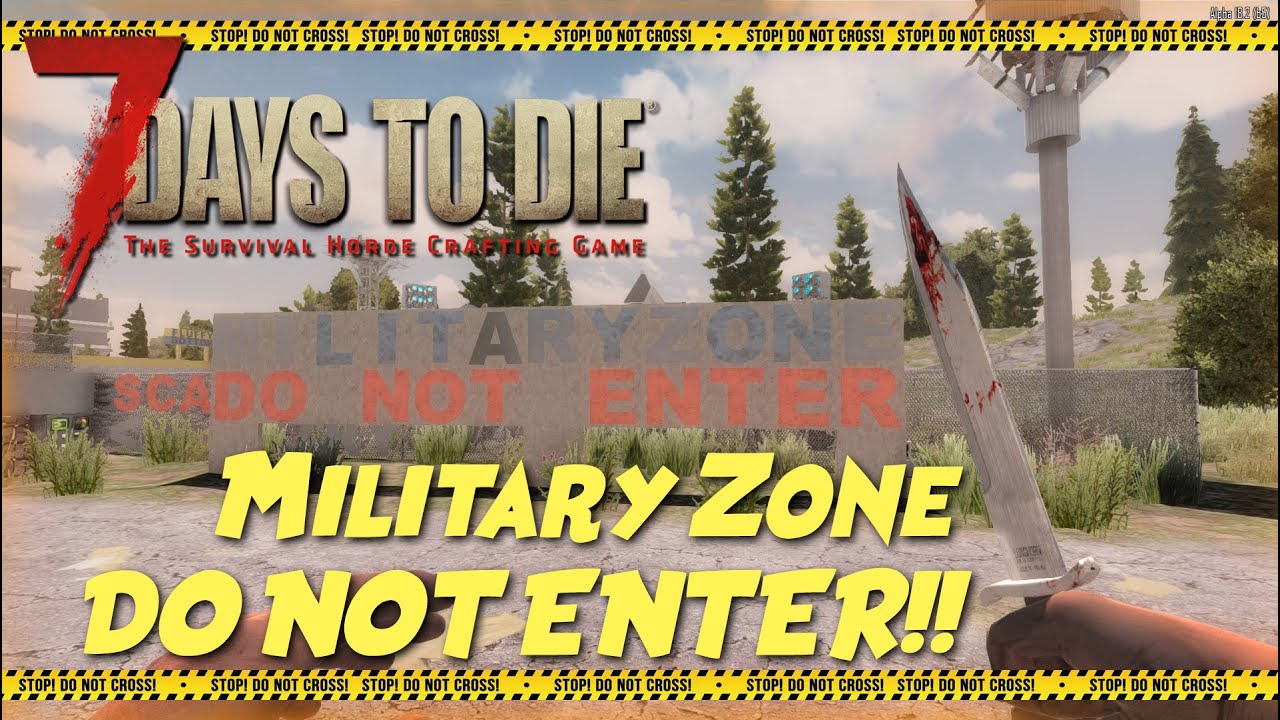 7 Days to die | Looting a Military Outpost - YouTube