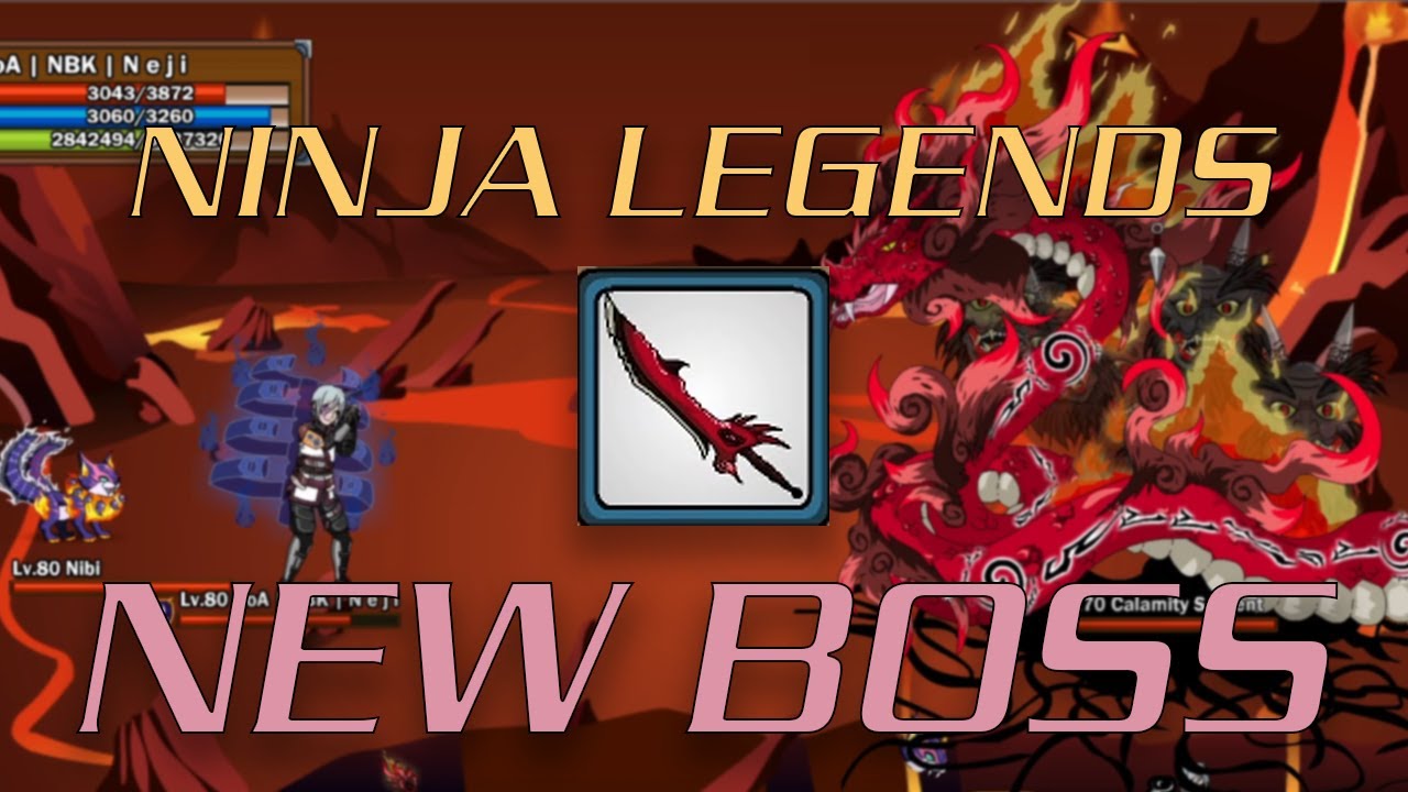 Ninja Legends - Calamity Serpent (New Boss) on Hunting House! - YouTube