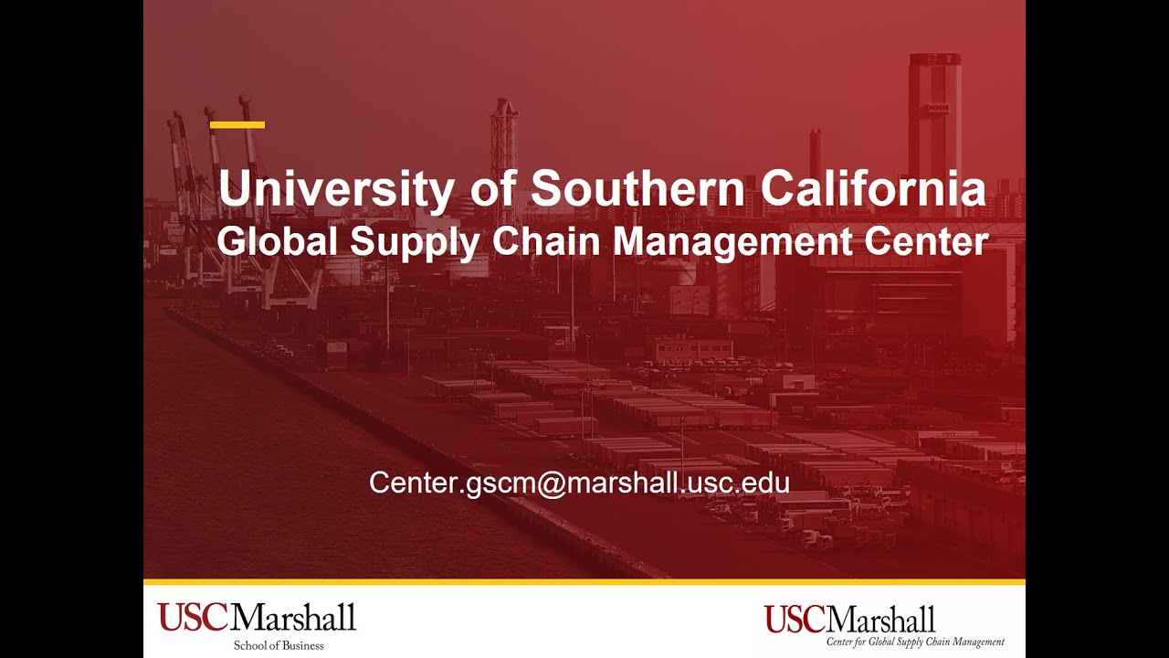 USC Global Supply Chain Management Center - YouTube