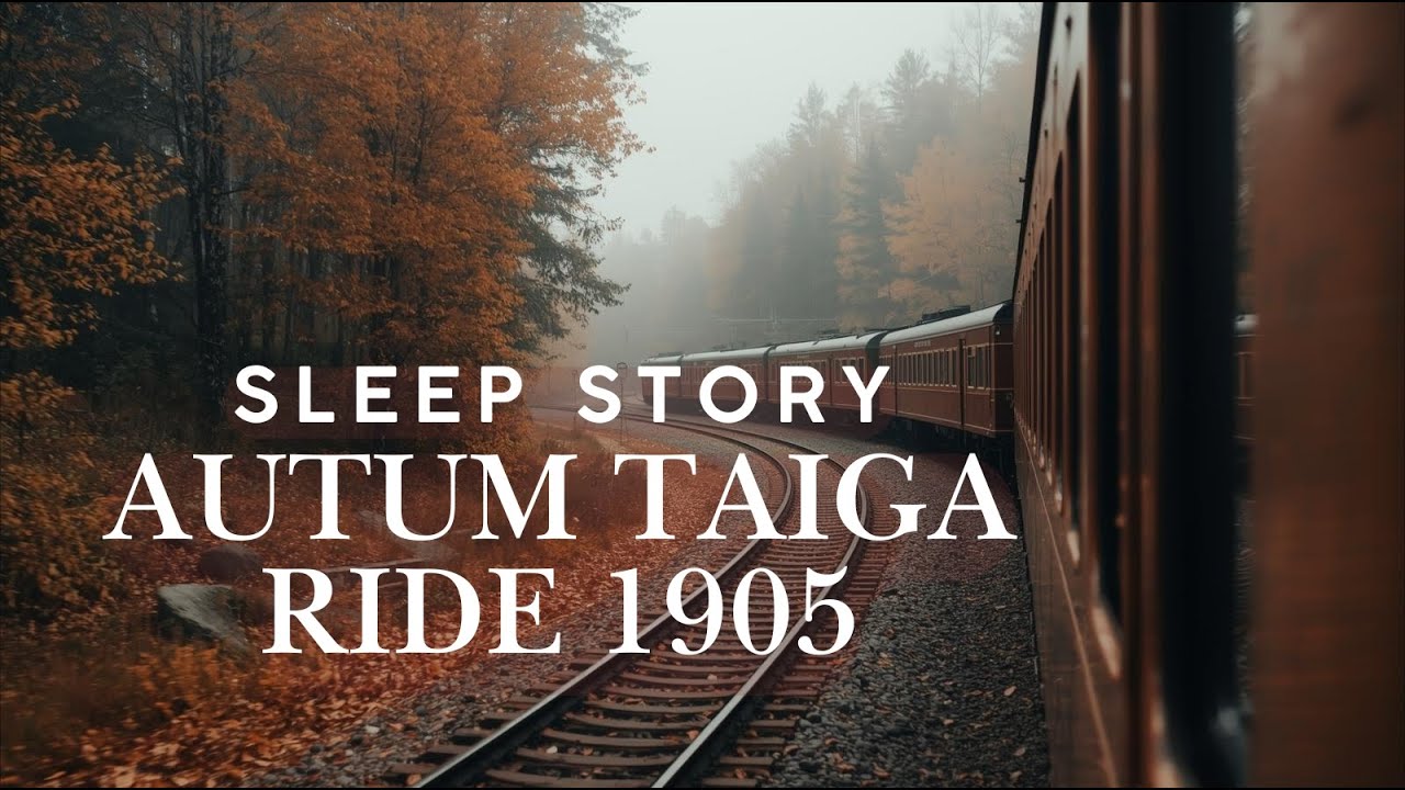 Trans-Siberian Railway Sleep Story | Autumn Taiga Ride 1905 | Relaxing ...