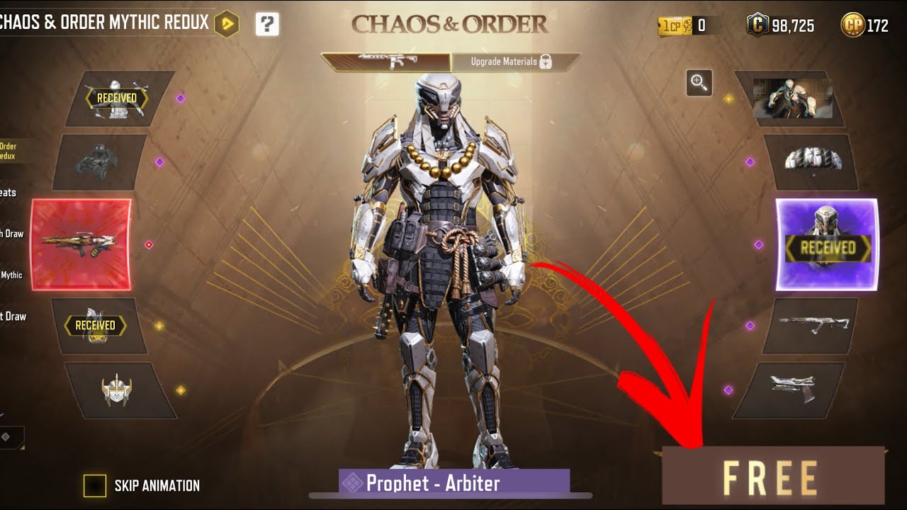 Codm New draw chads & order mythic redux 0 cp spin #callofdutymobile # ...