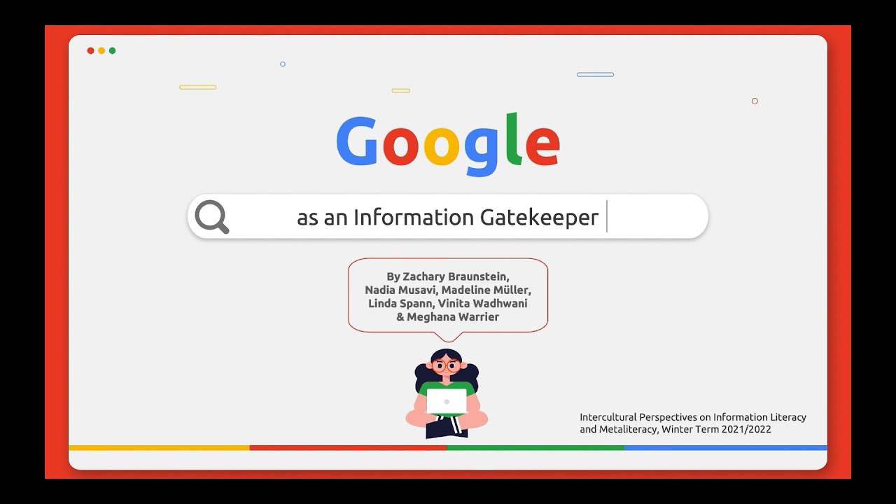 "Google as an Information Gatekeeper" - YouTube