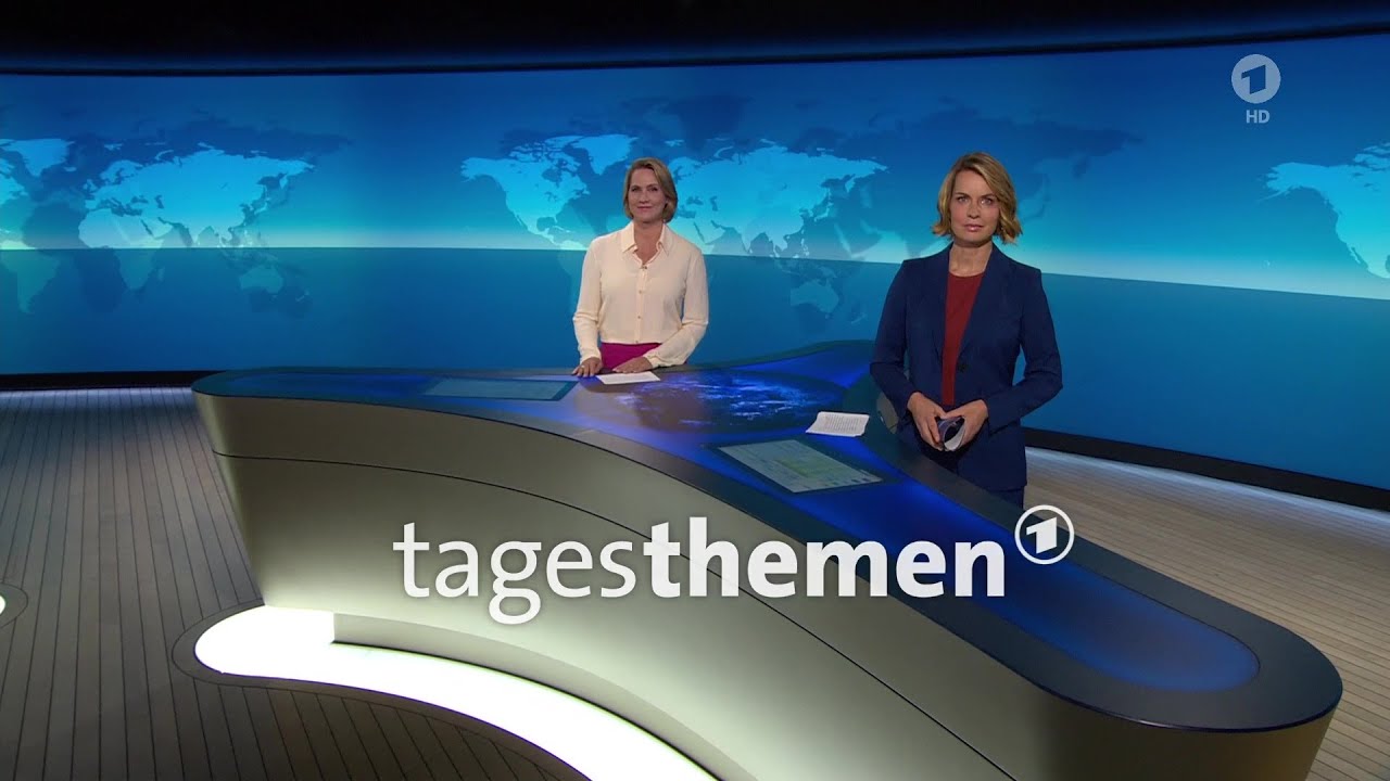 Jessy Wellmers Tagesthemen-Premiere (2023) - YouTube