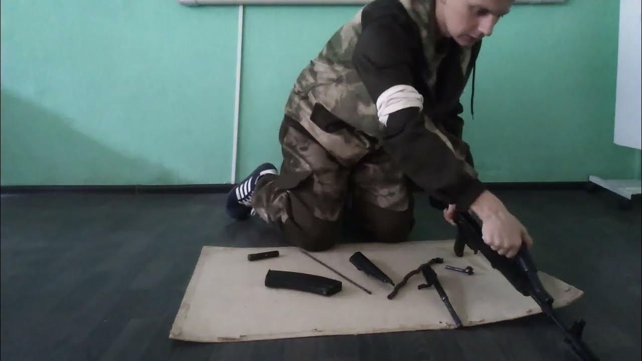 Разборка-сборка автомата Калашникова. Выполняет автор канала. - YouTube