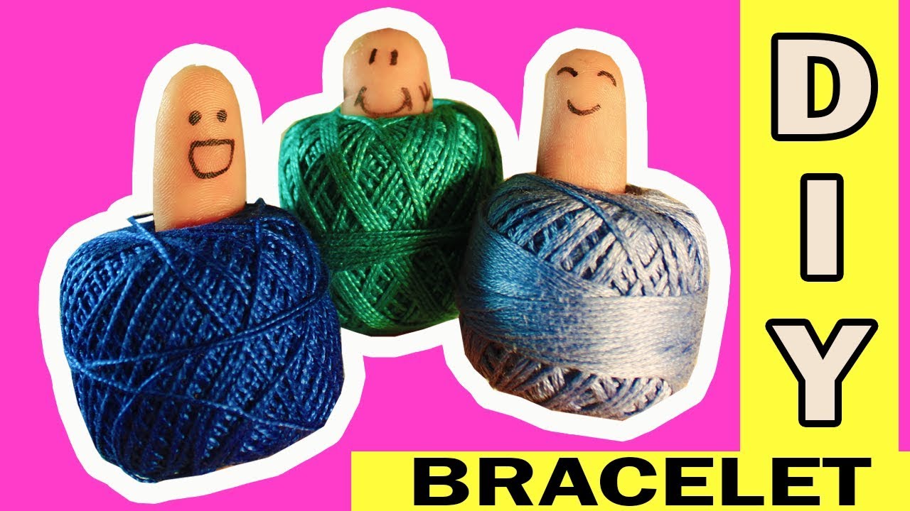 DIY How to - Bracelet made on small needles! 1 (part 1) - YouTube