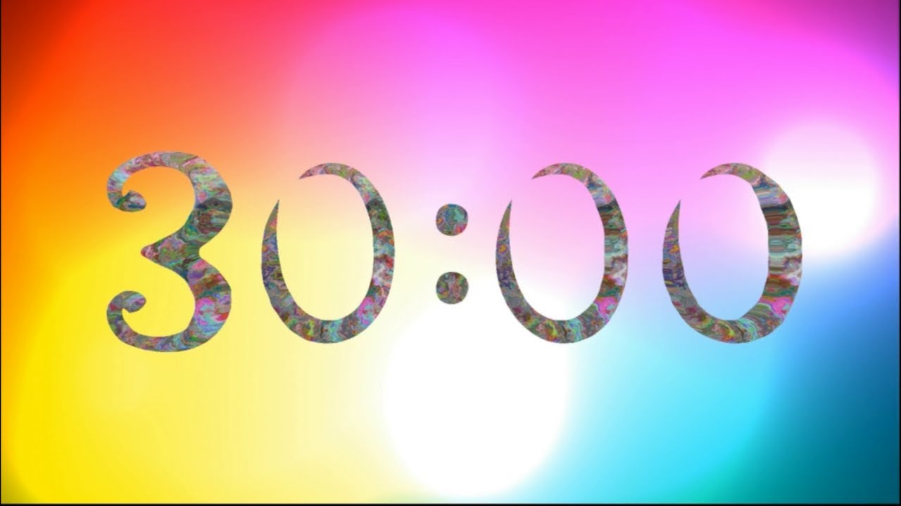 Relaxing 30 Minute Timer Countdown With Alarm and Calm Music - YouTube