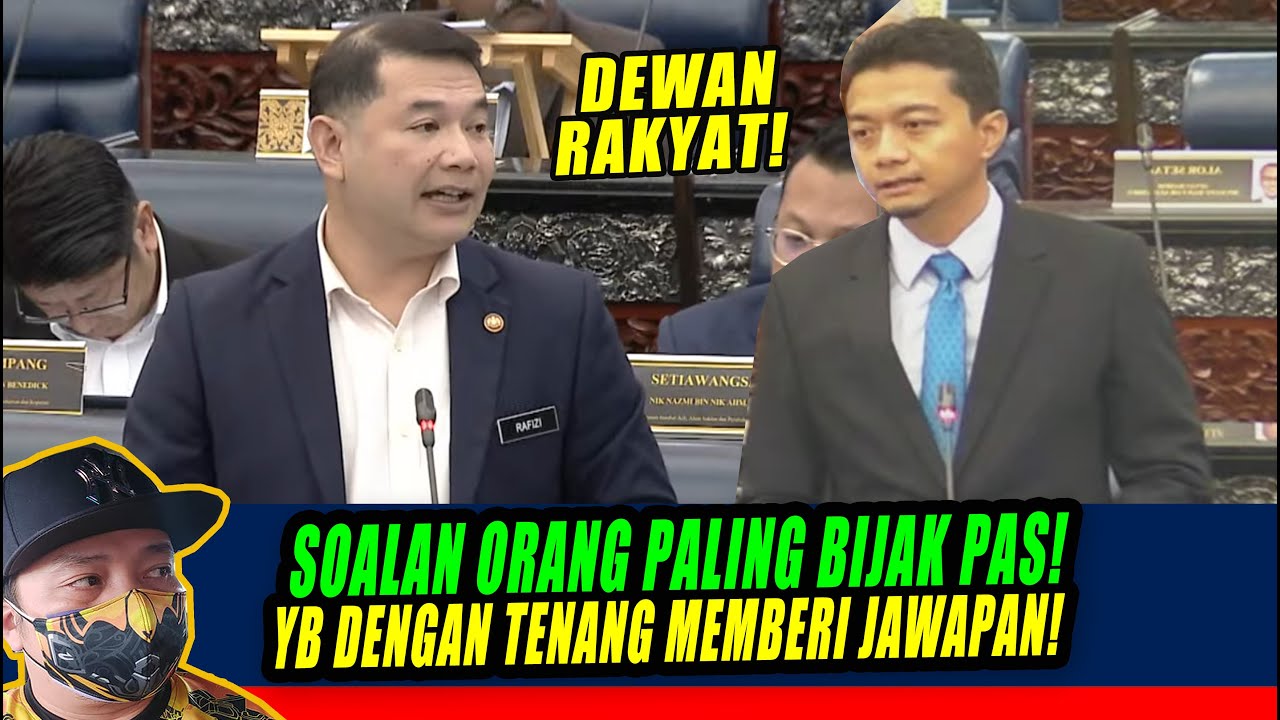 [dewan rakyat] SOALAN ORANG PALING BIJAK PAS! YB DENGAN TENANG MEMBERI JAWAPAN! - YouTube