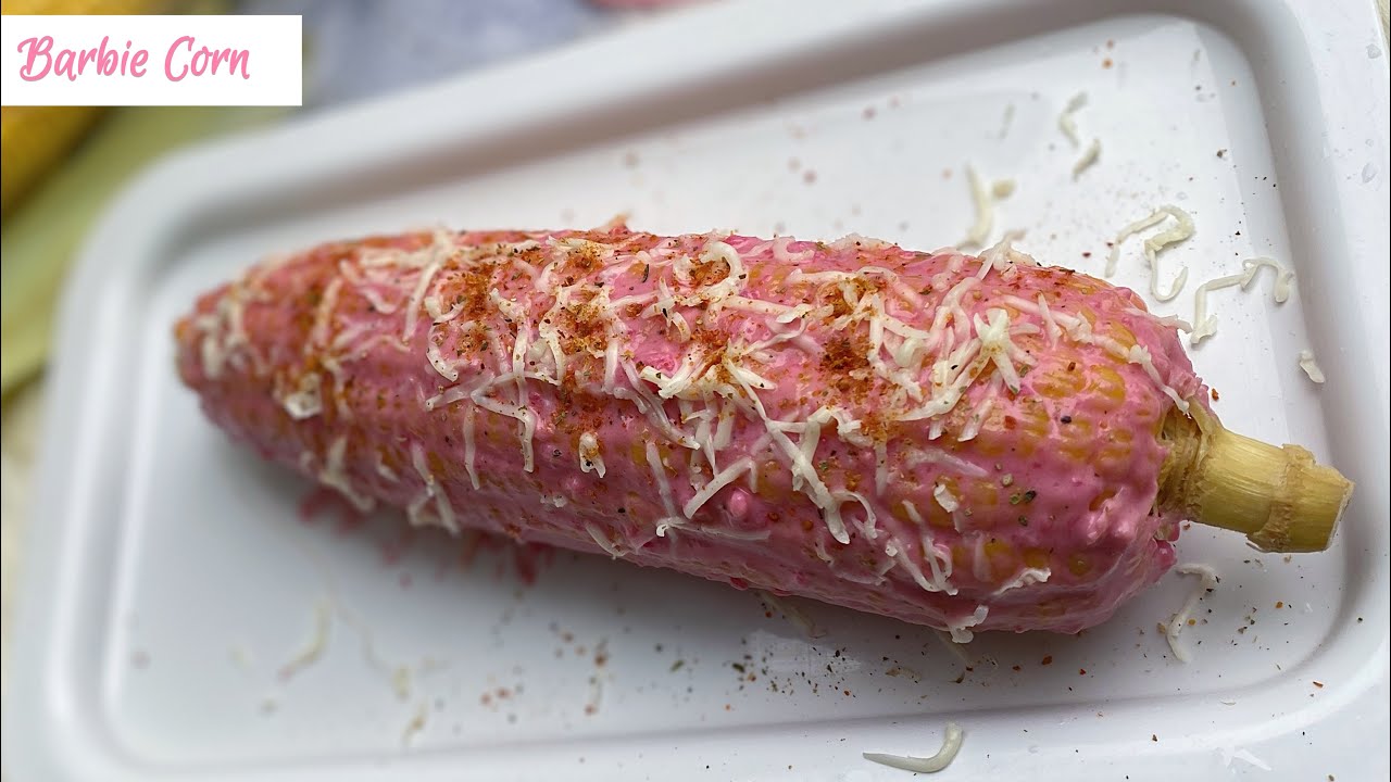 Barbie Cheesy Pink Corn 🌽 💓(Day-4) @foodkajahan - YouTube