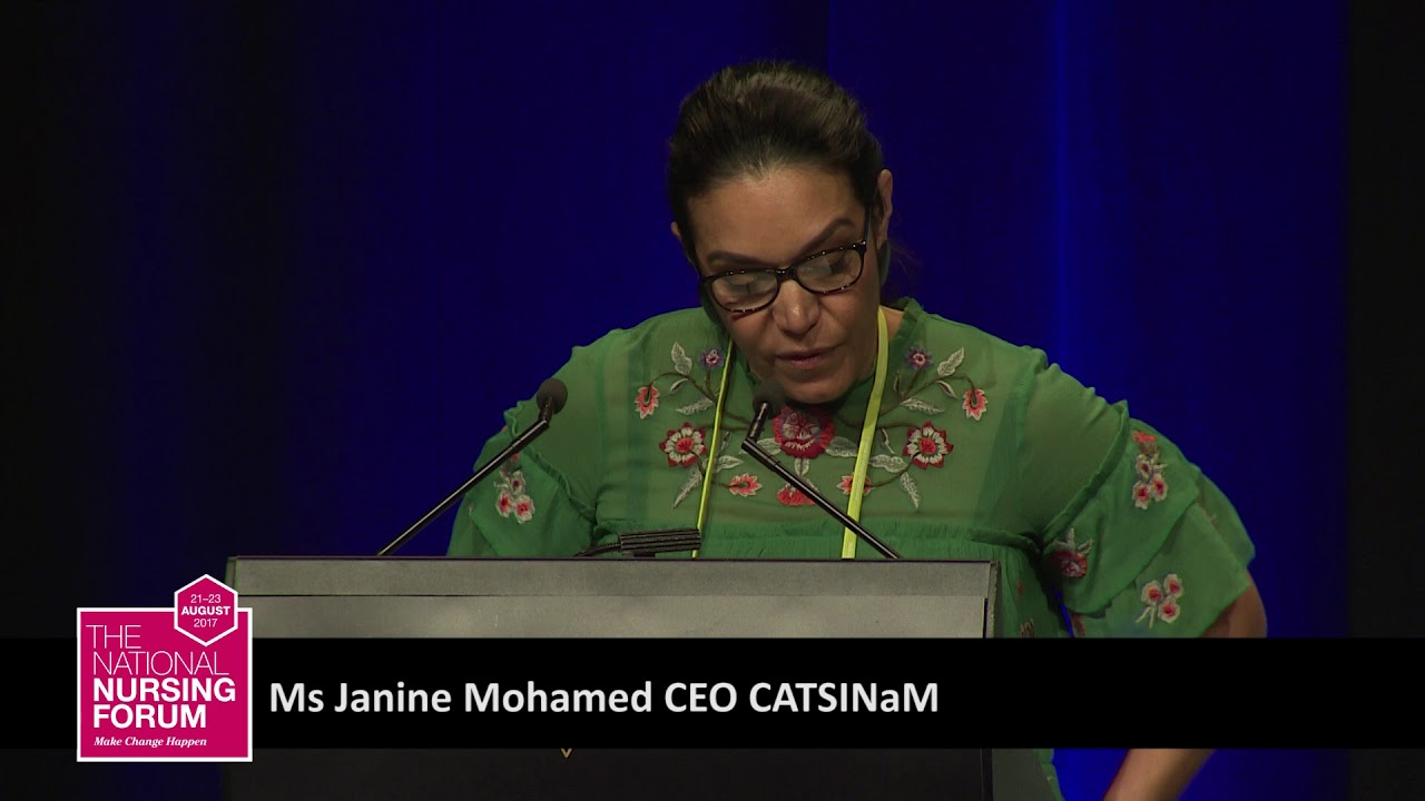 Ms Janine Mohamed - National Nursing Forum 2017 Keynote Speaker - YouTube